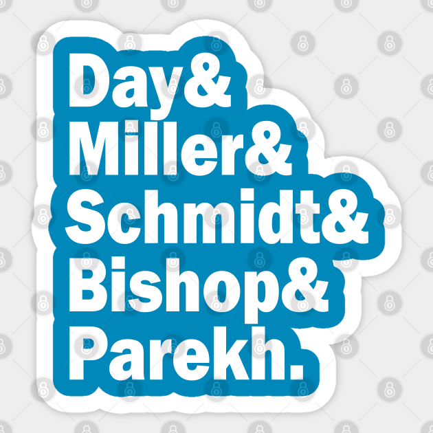 New Girl Squad Last Names New Girl Sticker TeePublic new-girl-squad-last-names-new-girl-sticker-teepublic